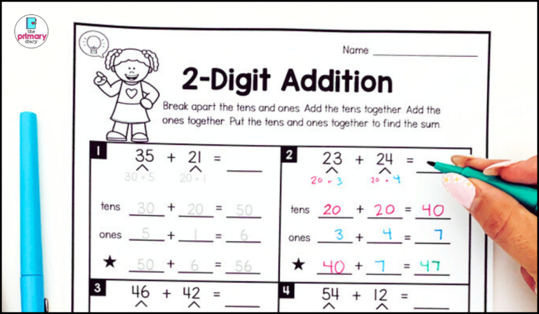Unlocking the Break Apart Strategy in Math - The Primary Diary