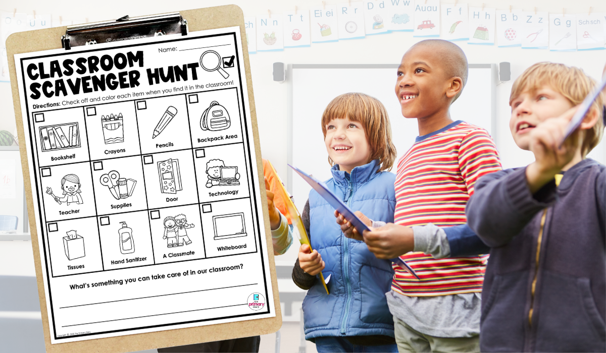 Easy First Week of School Activities for 1st & 2nd Grade - The Primary ...