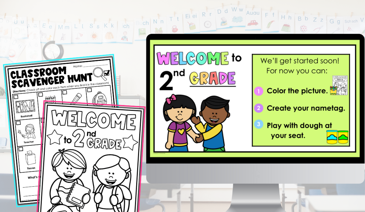 Easy First Week of School Activities for 1st & 2nd Grade - The Primary ...